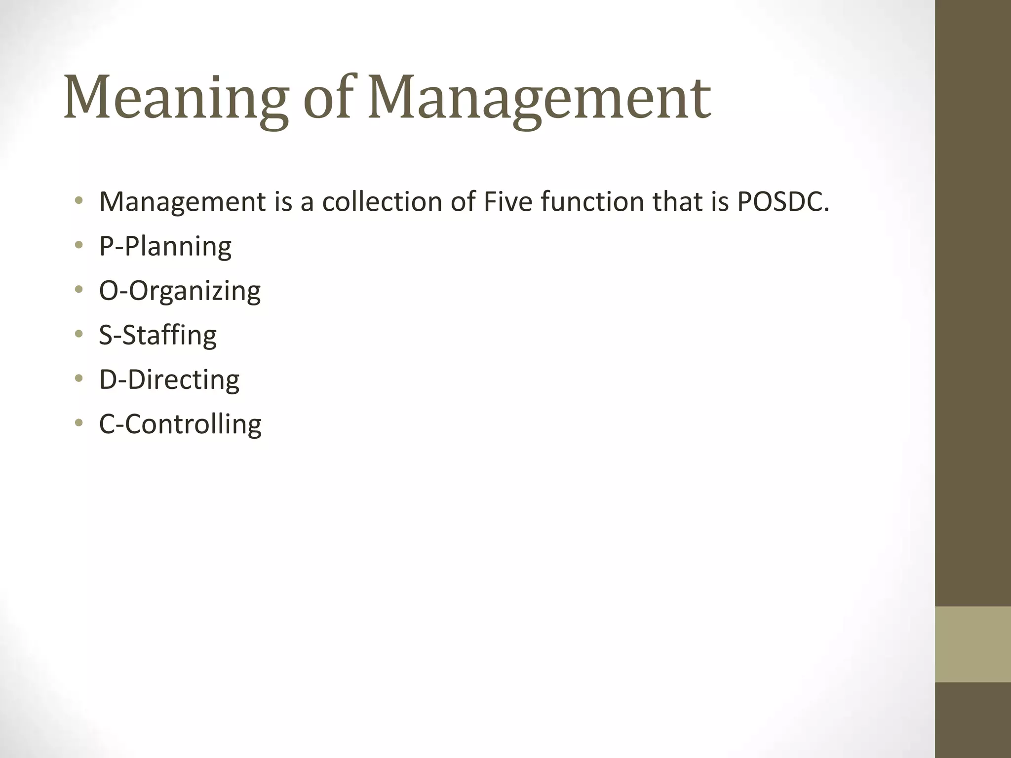 Management | PPT