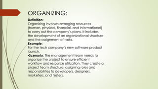 Management and Functions of Management in business and management. | PPT