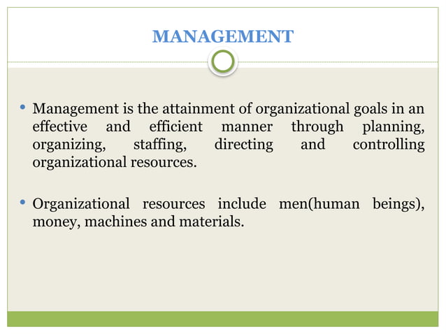 Introduction to management and leadership.pptx | Business | Business ...