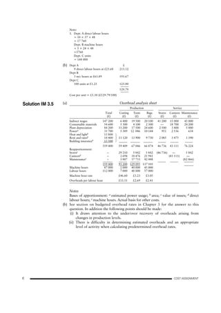 Management and Cost Accounting 7th Edition Drury Solutions Manual | PDF