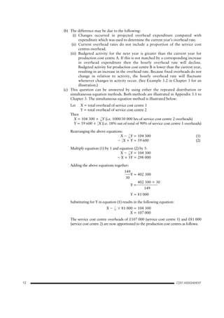 Management and Cost Accounting 7th Edition Drury Solutions Manual | PDF