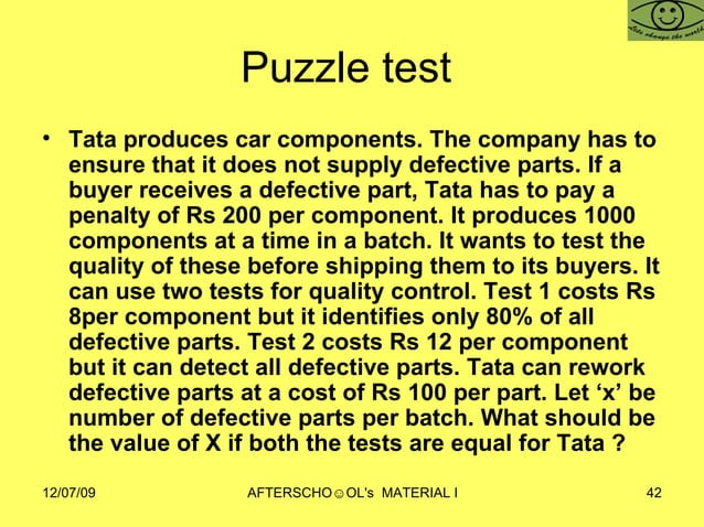 Game Theory & Linear Programming | PPS | Educational Assessment | Education