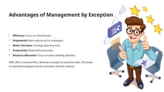 Management by Exception- Advantages, Challenges | PPTX