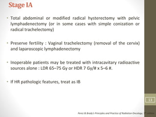 Management of carcinoma cervix | PPTX