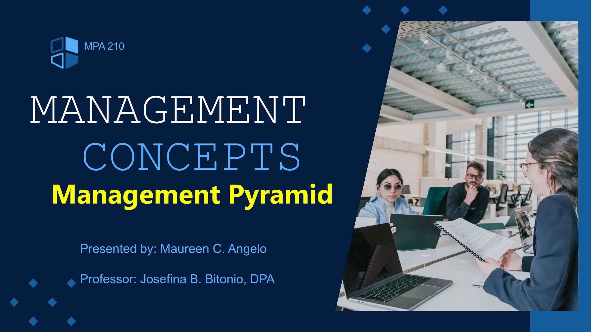MPA 210 : MANAGEMENT CONCEPTS .pptx