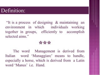 Management | PPT