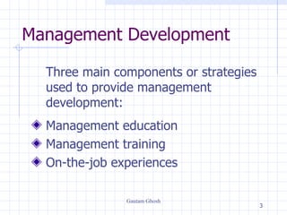 Management Development | PPT