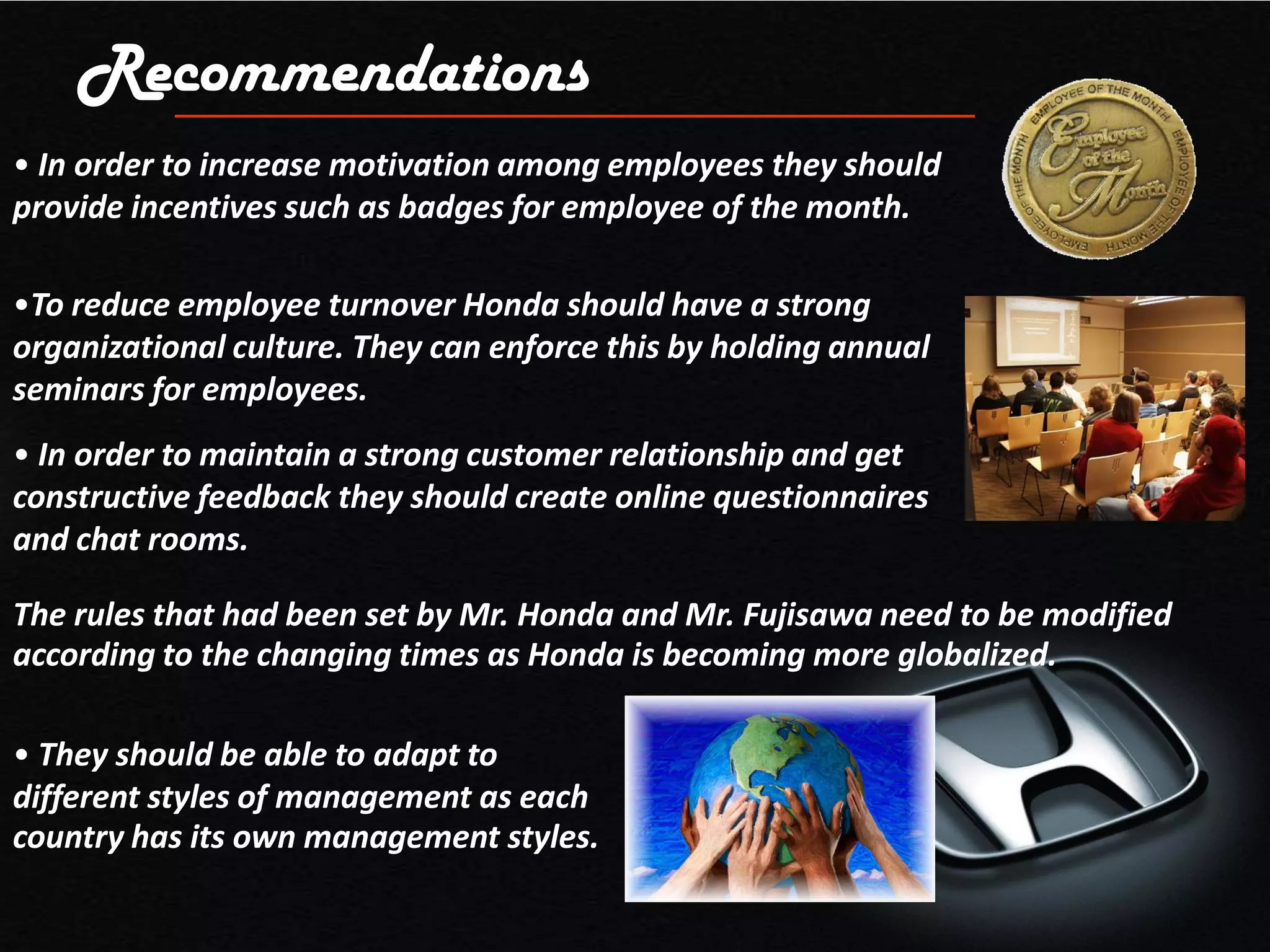 Honda Management and Organization | PDF