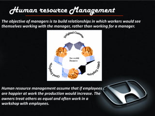 Honda Management and Organization | PDF