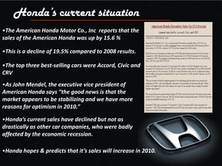 Honda Management and Organization | PDF