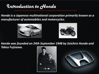 Honda Management and Organization | PDF