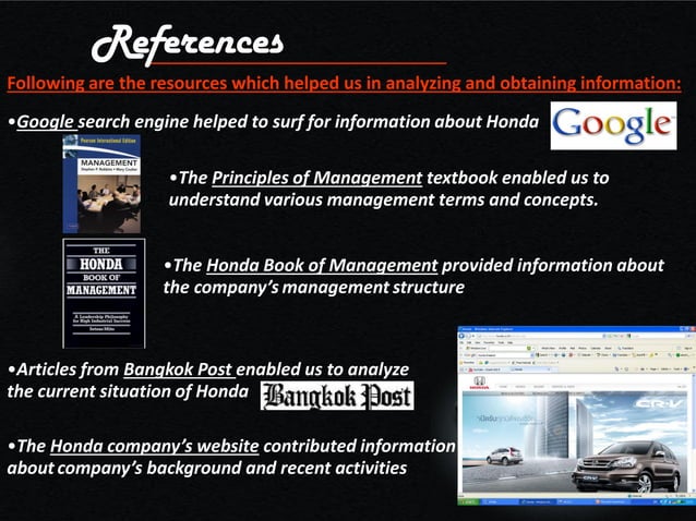 Honda Management and Organization | PDF
