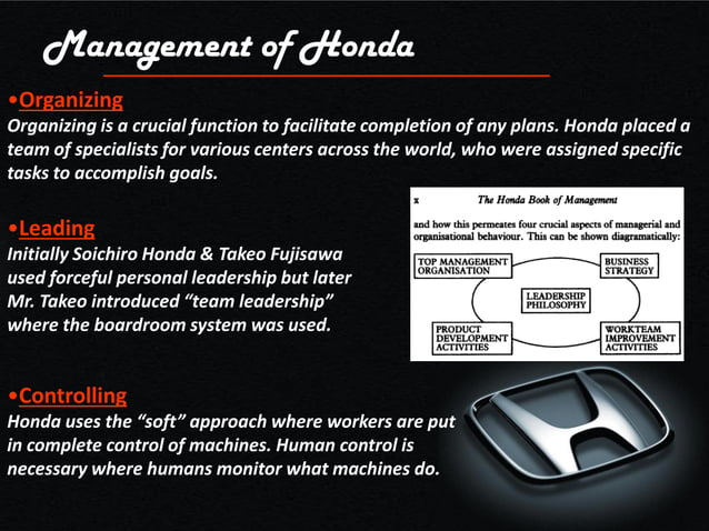 Honda Management and Organization | PDF