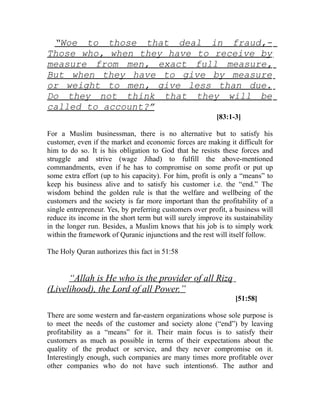 Management In Islam | PDF | Islam | Religion & Spirituality