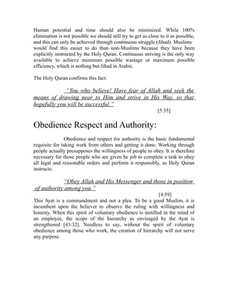 Management In Islam | PDF