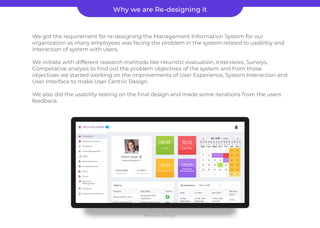 Management Information System UX Case study | PDF