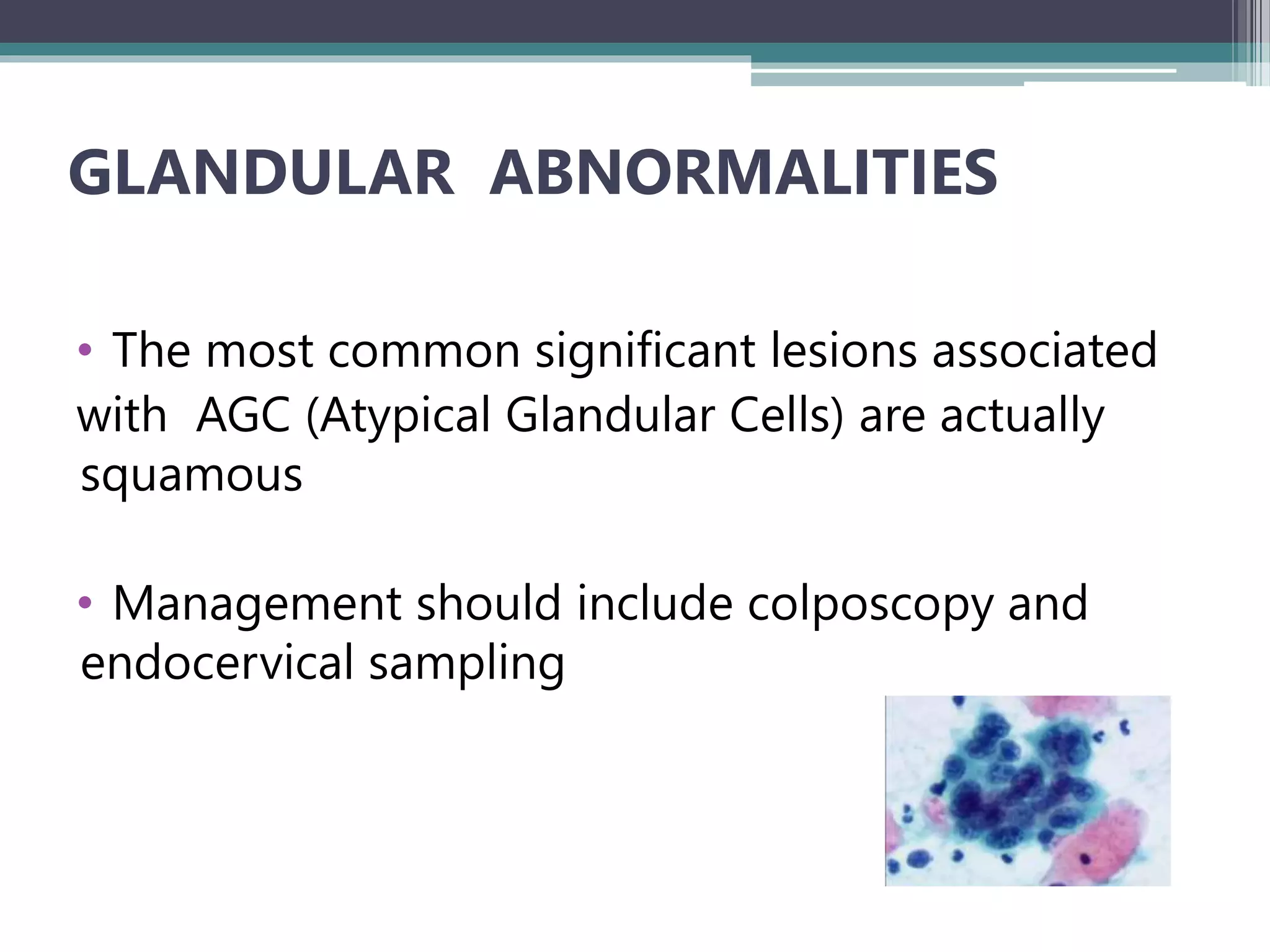 Management of abnormal cervical smear | PPTX