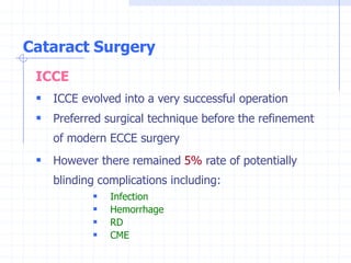 Management of adult cataract II.ppt