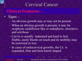 management of cancer of cervix | PPT