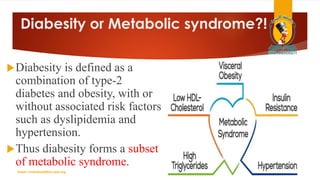 Management of diabesity State of the art 2018 | PDF