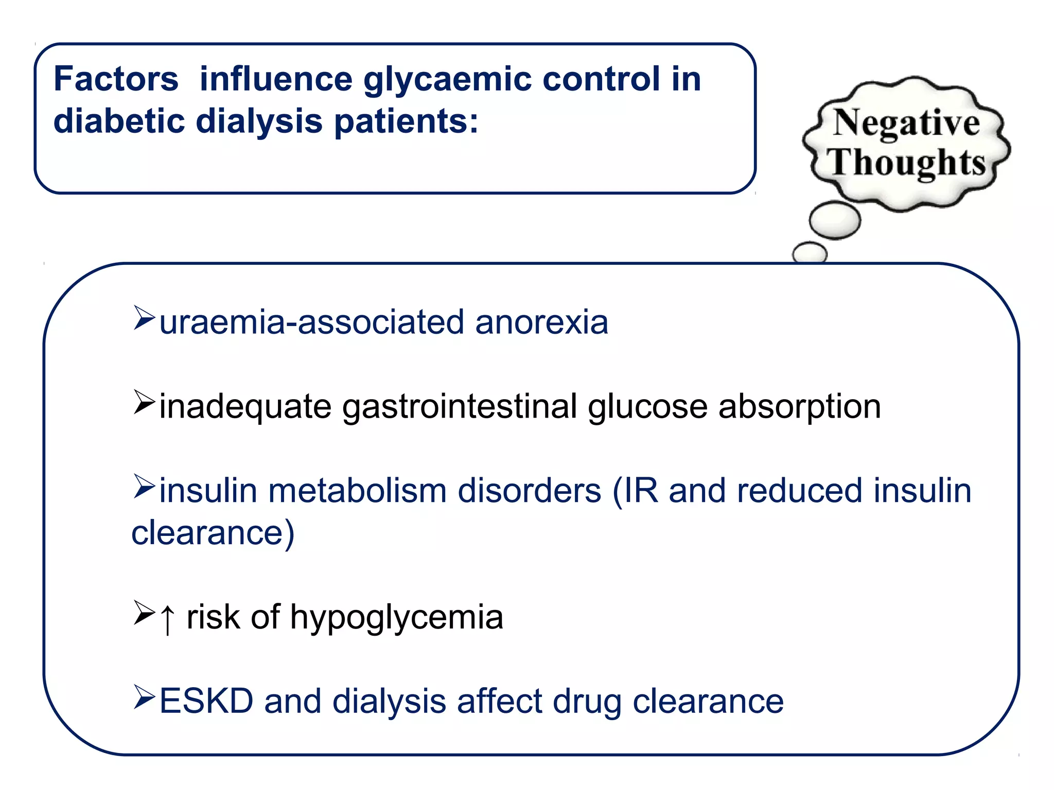 Management of Diabetes in Hemodialysis Patients | PPT