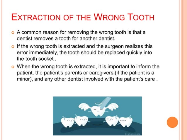 Management of-extraction-complications | PPSX | Death, Injury, or ...