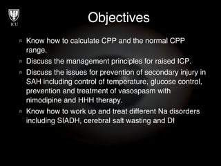 Management Of High I C P And Traumatic Brain Injury | PPT