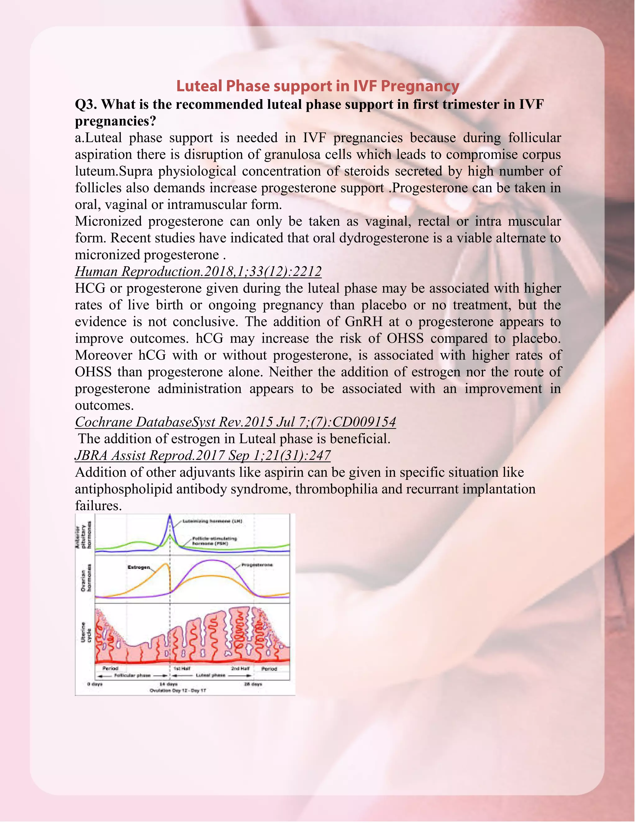 Management of IVF Pregnancy | PDF