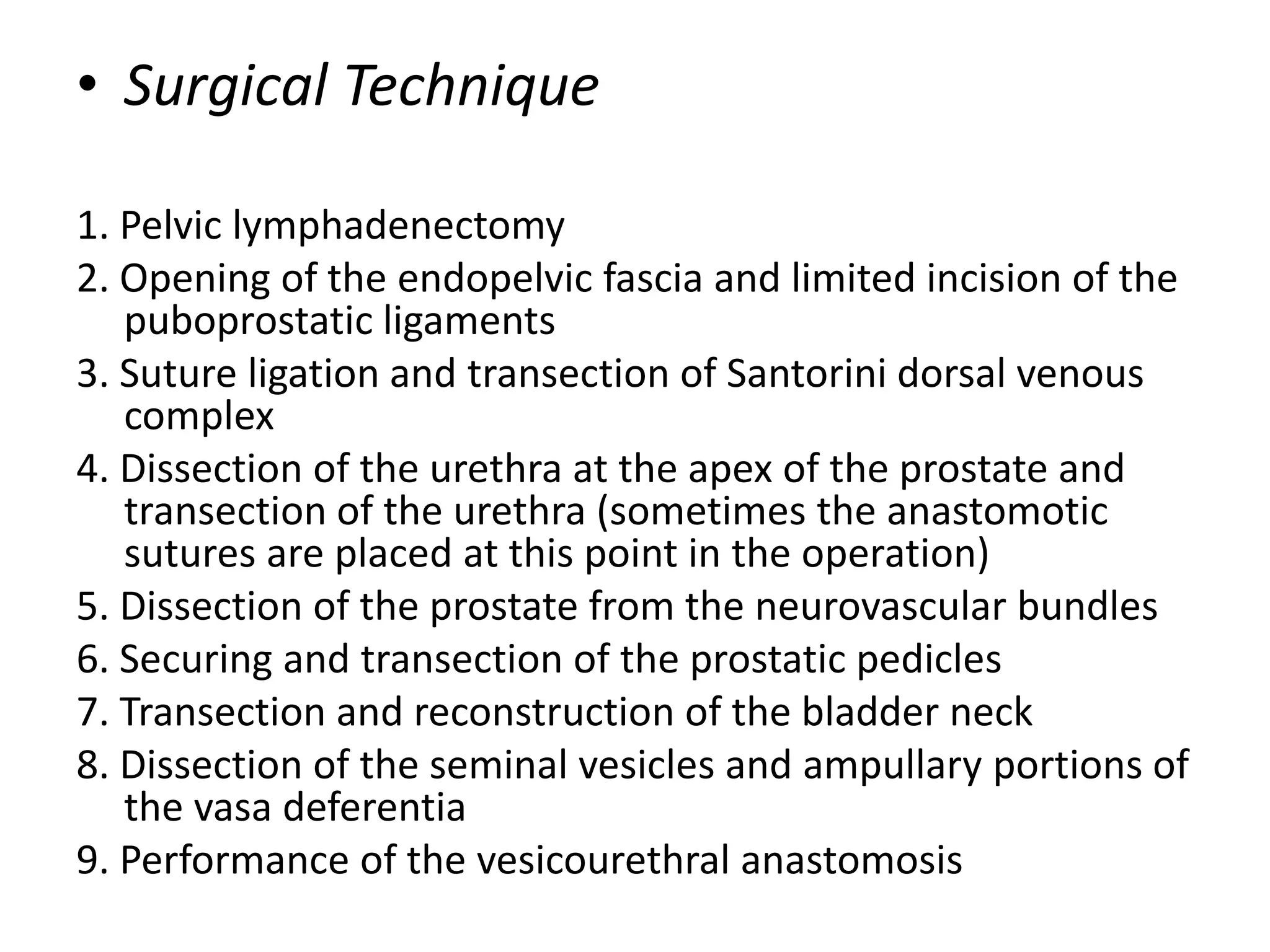 Management of prostate cancer | PPTX