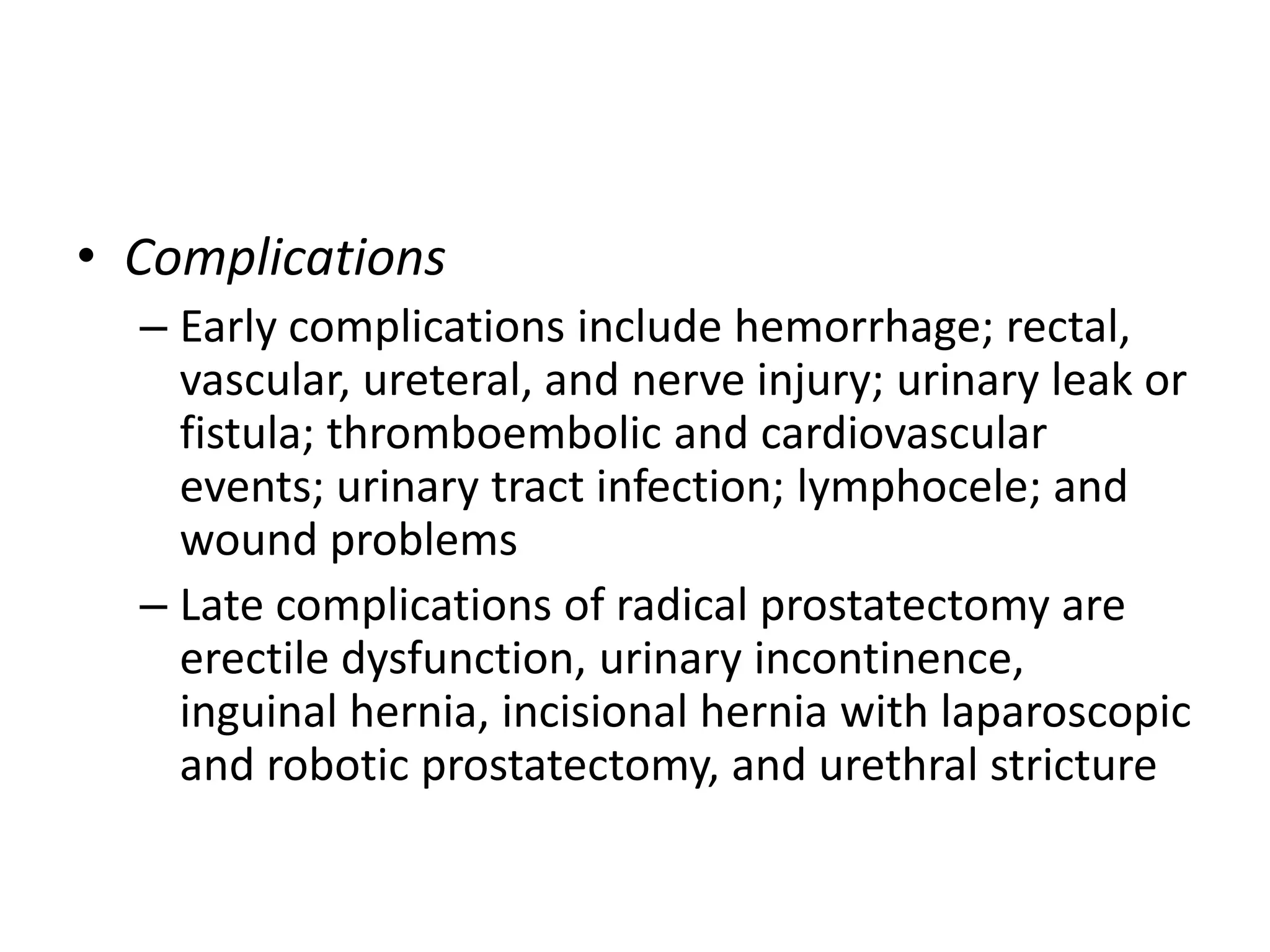 Management of prostate cancer | PPTX