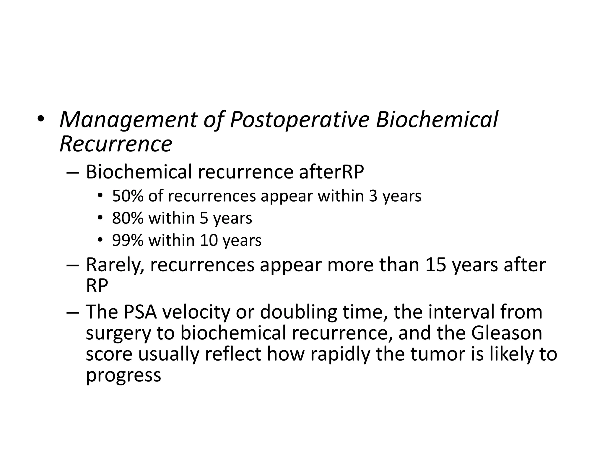 Management of prostate cancer | PPTX