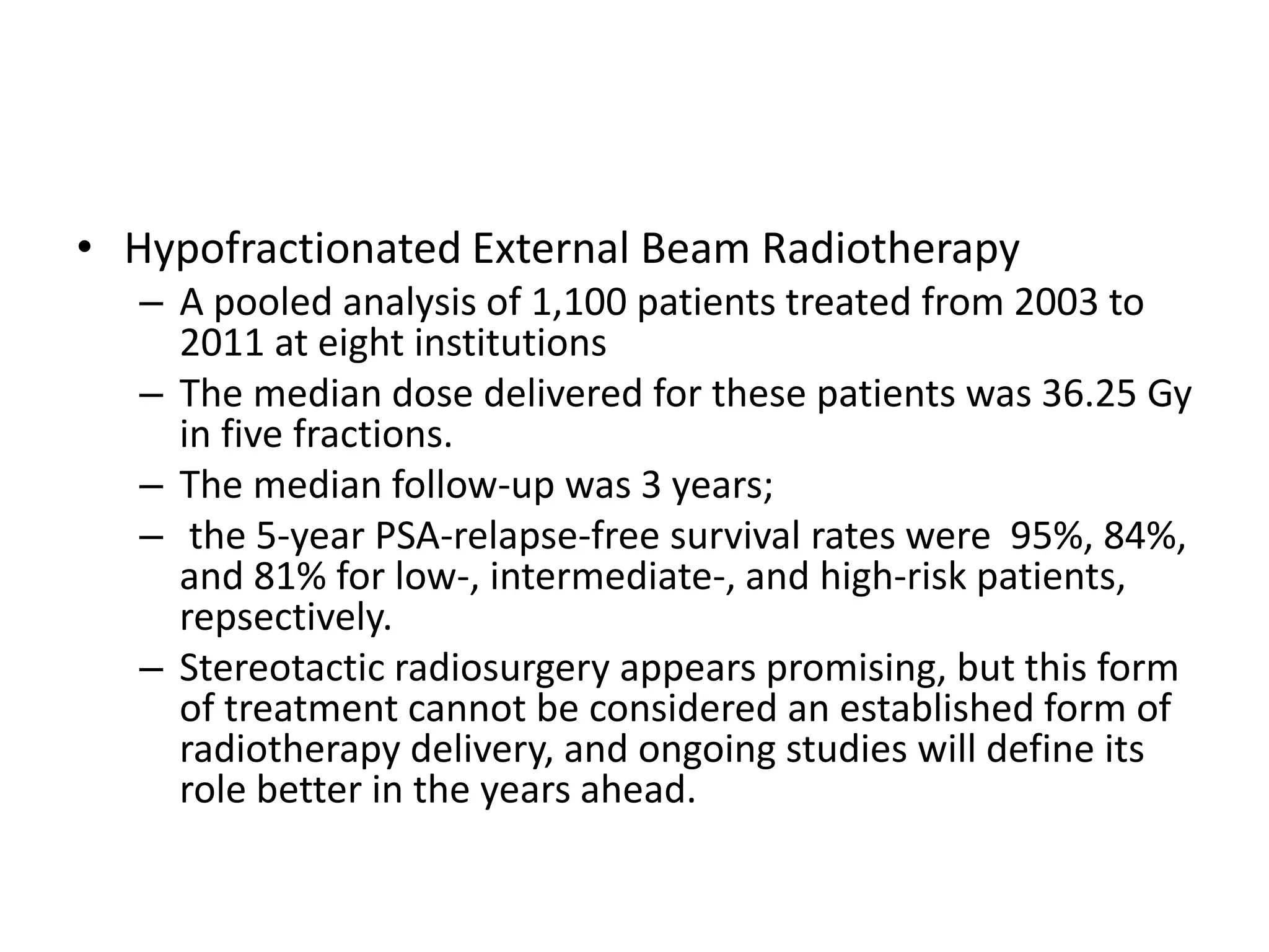 Management of prostate cancer | PPTX