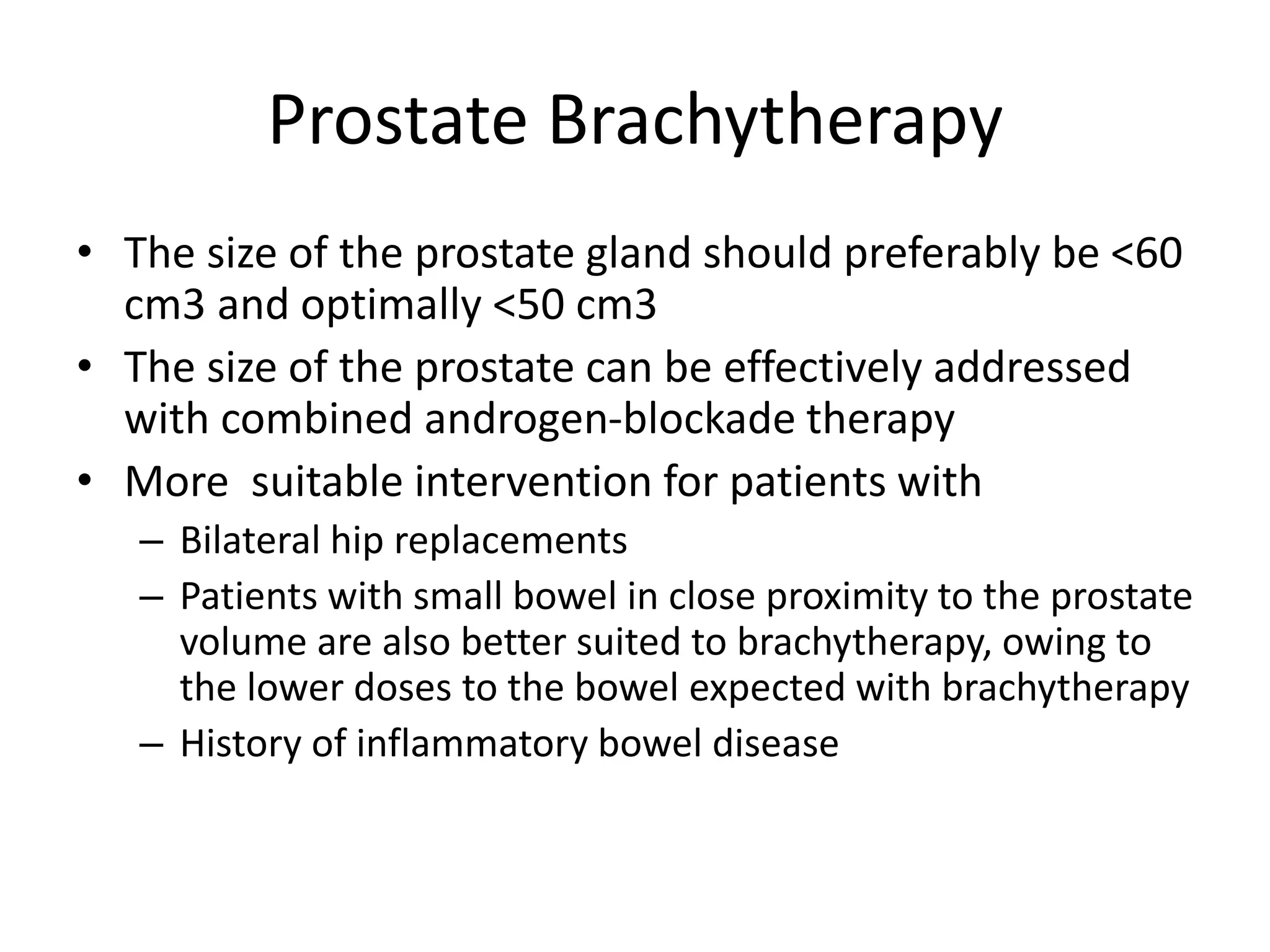 Management of prostate cancer | PPTX