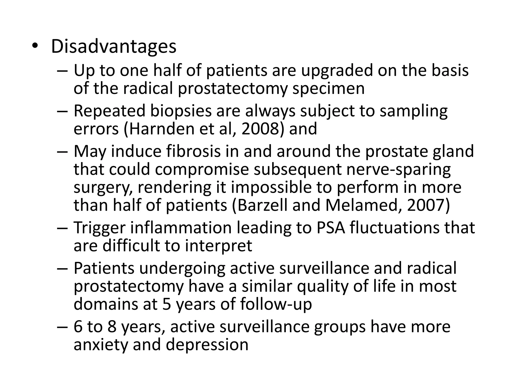 Management of prostate cancer | PPTX