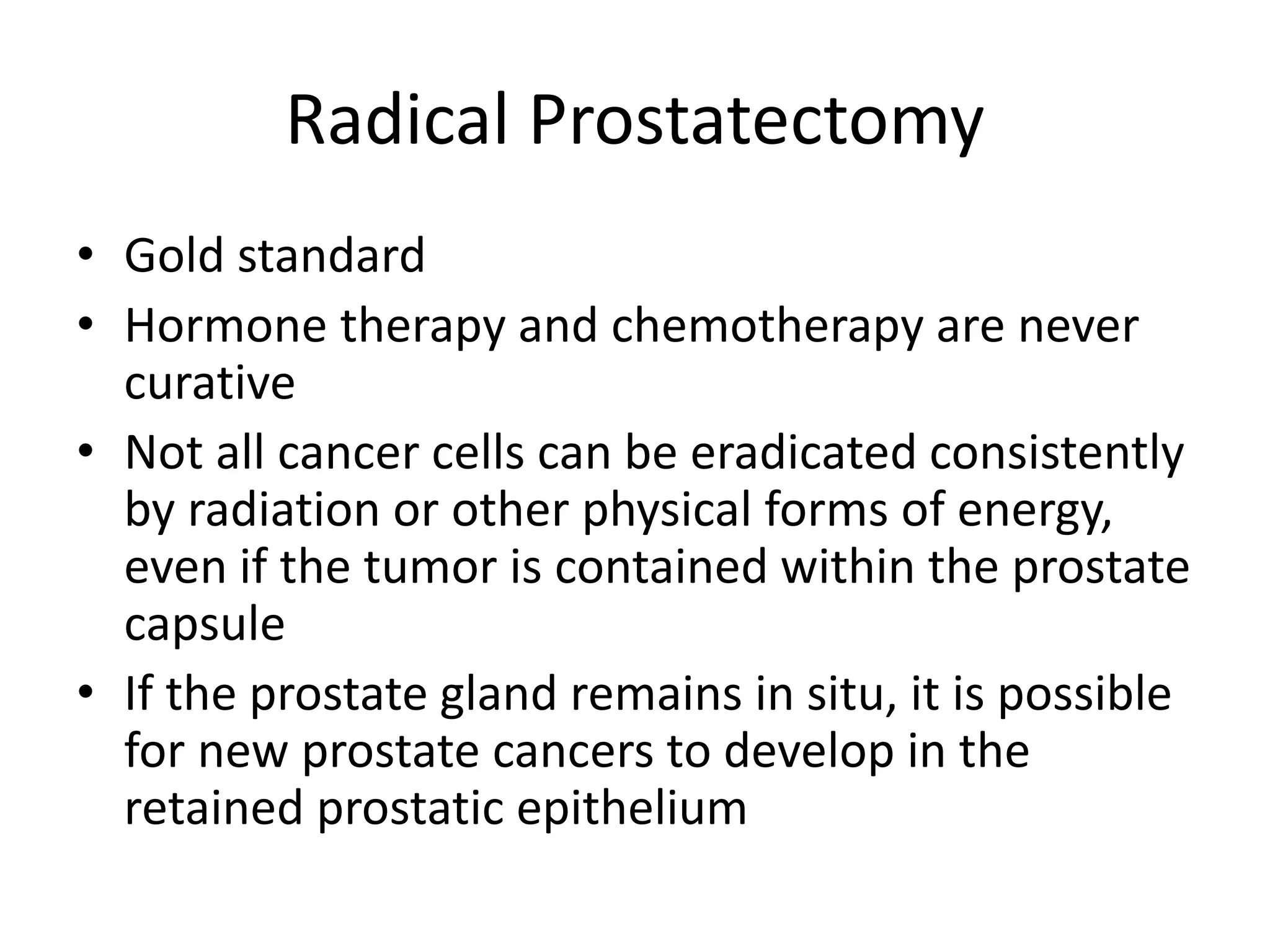 Management of prostate cancer | PPTX