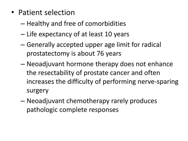 Management of prostate cancer | PPTX | Cancer | Diseases and Conditions