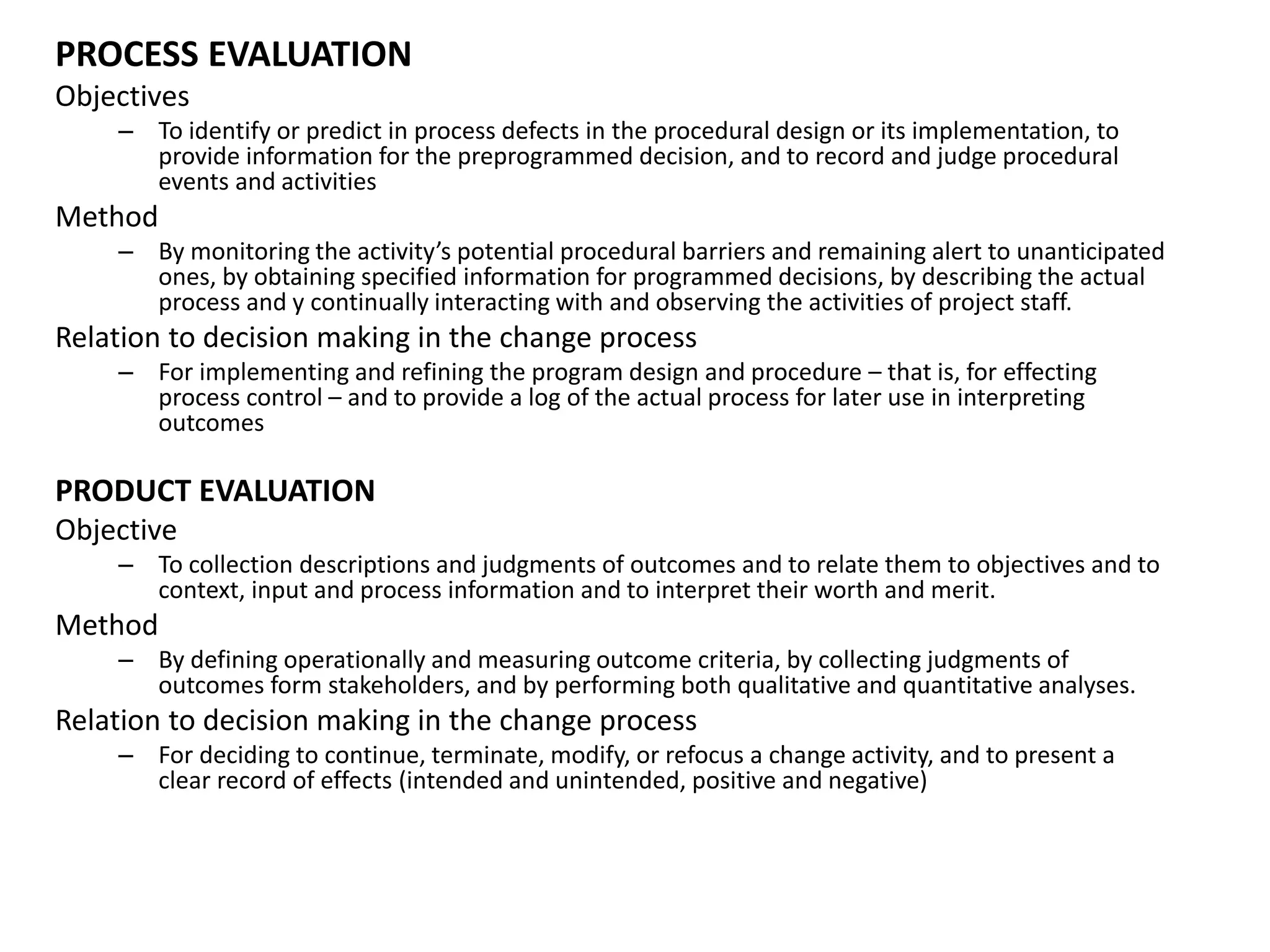 Management oriented evaluation approaches | PPTX