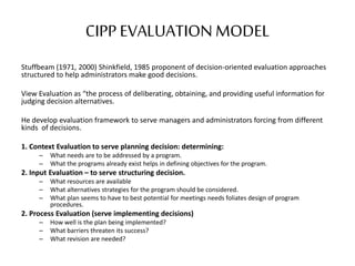 Management oriented evaluation approaches | PPTX