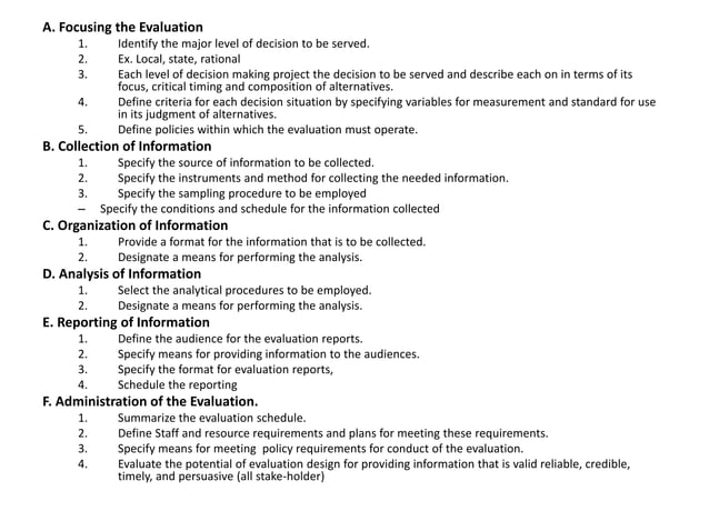 Management oriented evaluation approaches | PPTX