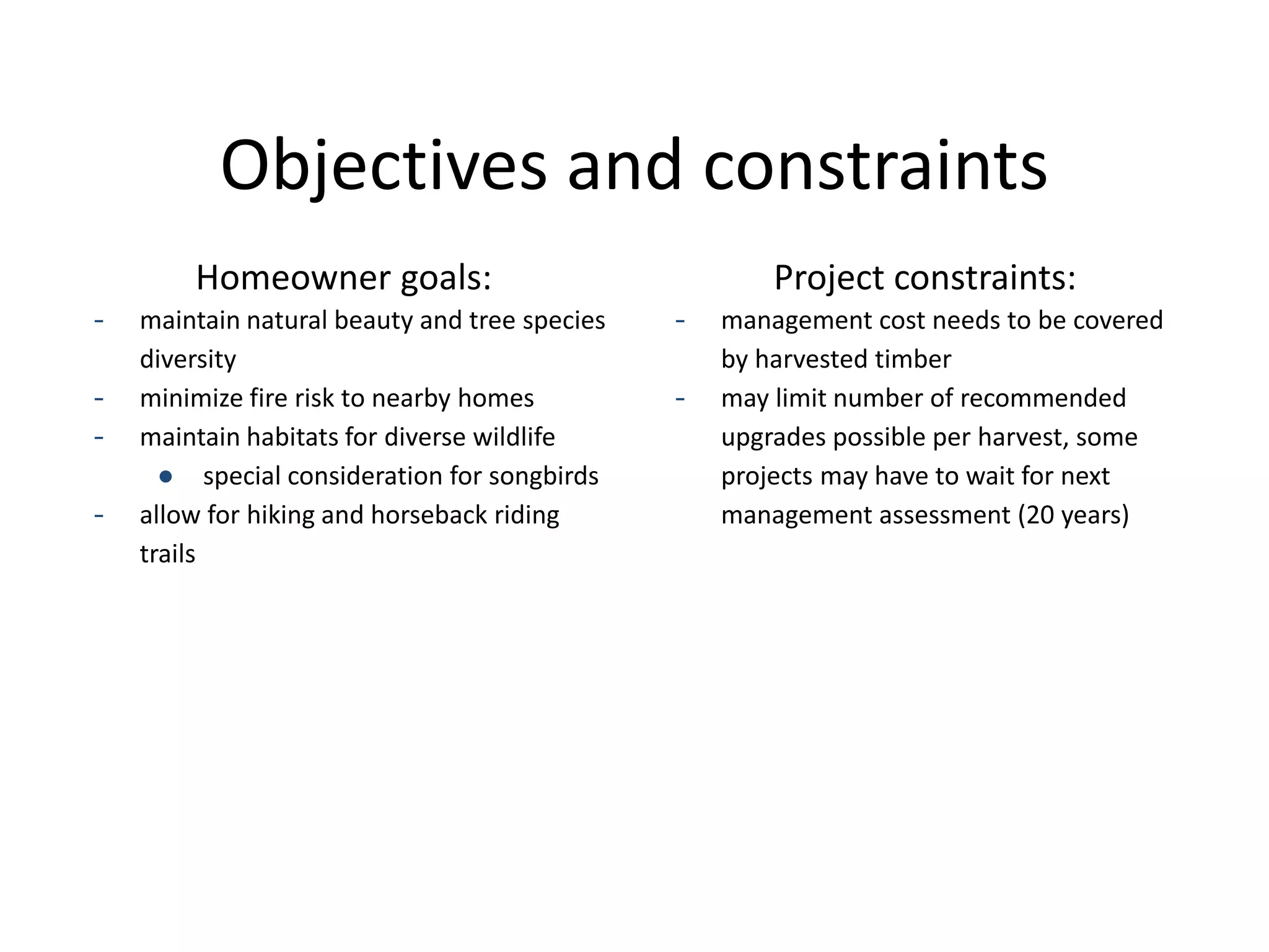 Forest Management Plan | PPTX