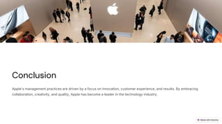 Management-Practices-at-Apple.pdf. (Education) | PPT