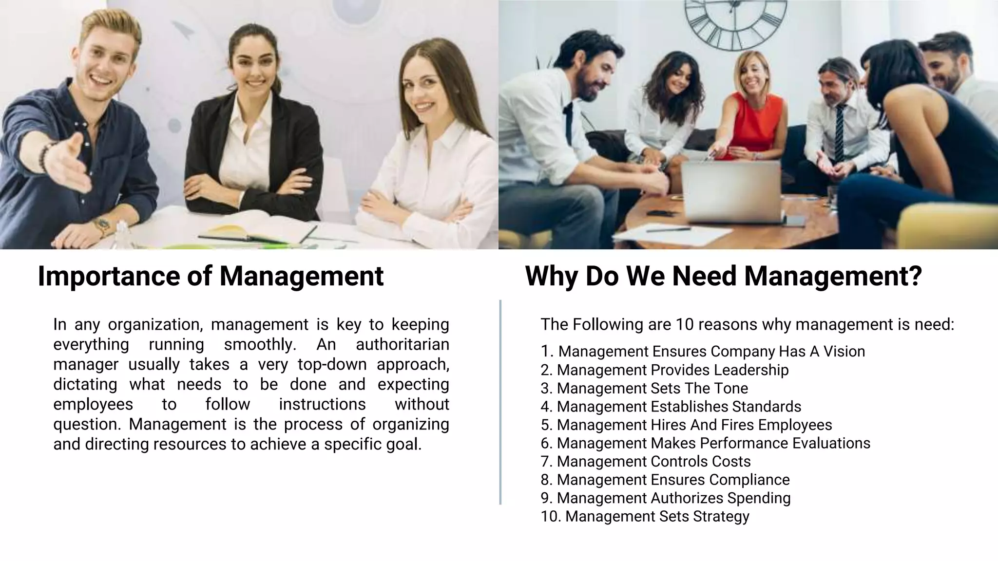 What is Management? Definition, Examples, Meaning of Management | PPTX