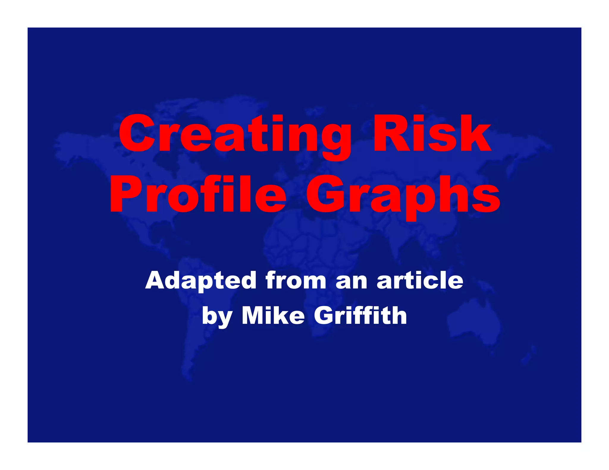 Creating Risk Profile Graphs | PDF