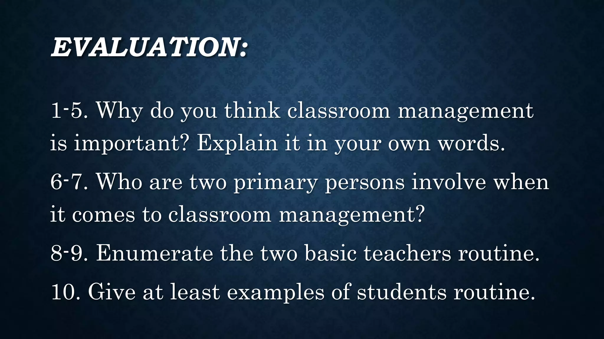 Management Strategies For Multigrade Classrooms Pptx