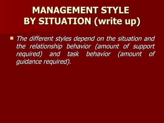 Management Styles | PPT