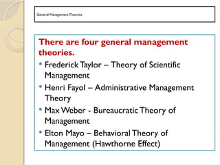 Management-theories-powerpontpresentationpptx | PPTX | Business ...
