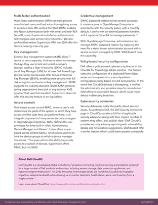 Increase security, sustainability, and efficiency with robust Dell ...