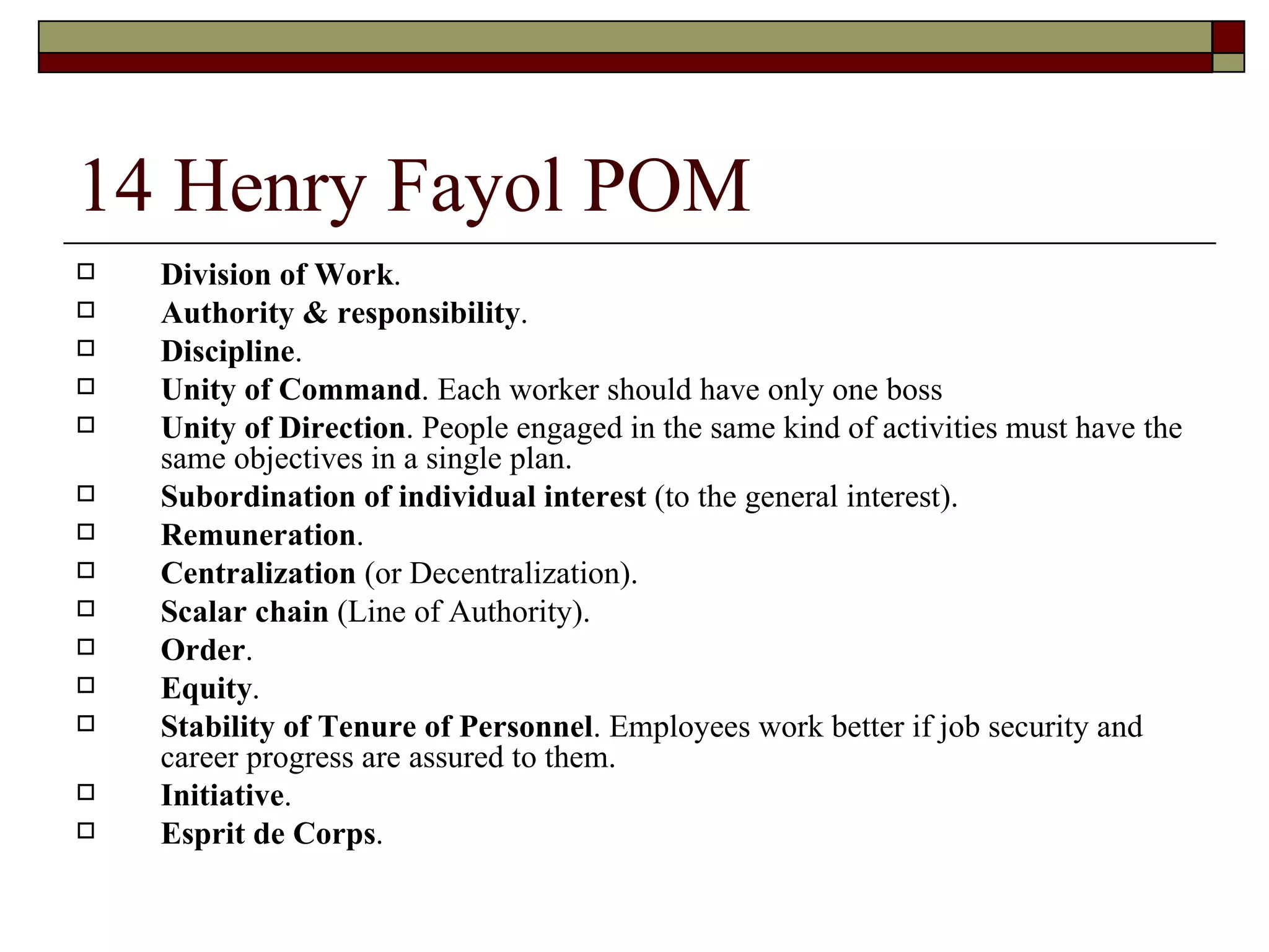 Principles of management | PPT