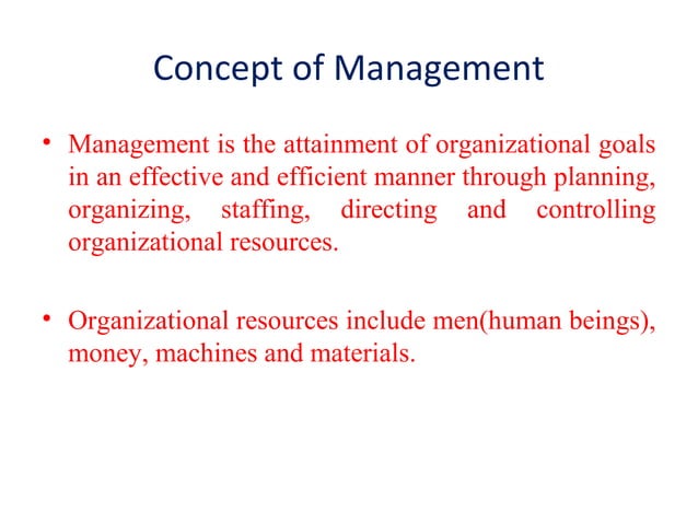Nature of Management | PPT | Executive Leadership & Management | Business