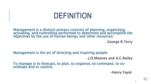 Introduction to Management | PPT